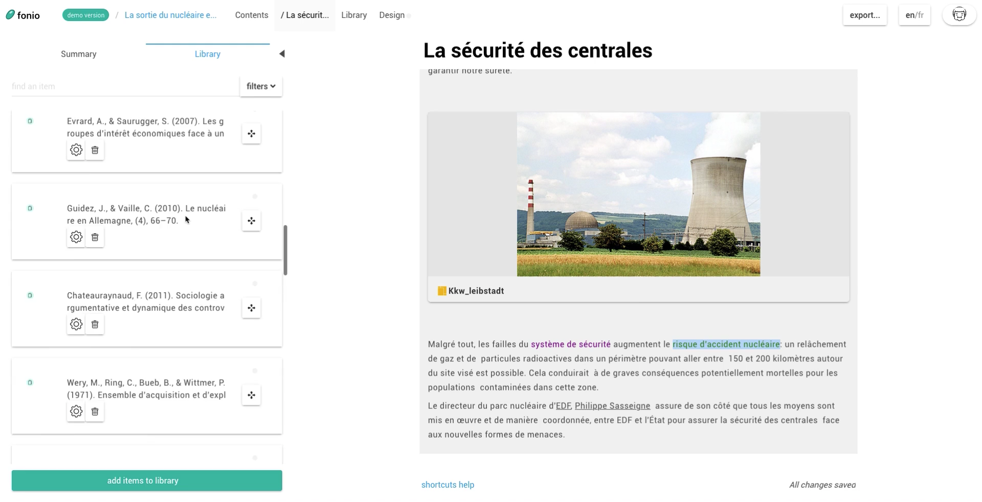 Peritext - Outils expérimentaux